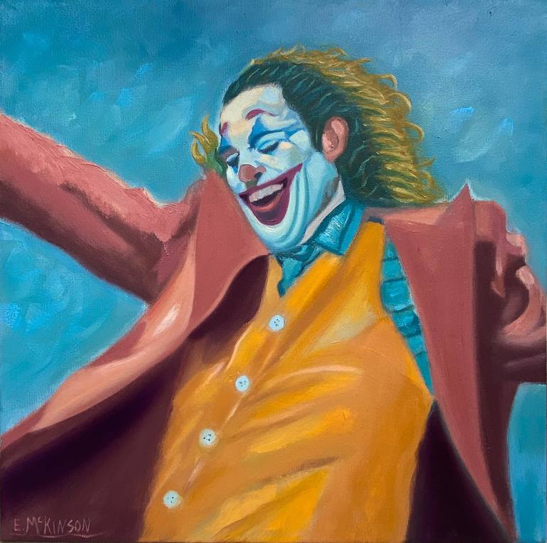 Joker In Motion Painting by Errol McKinson | Saatchi Art
