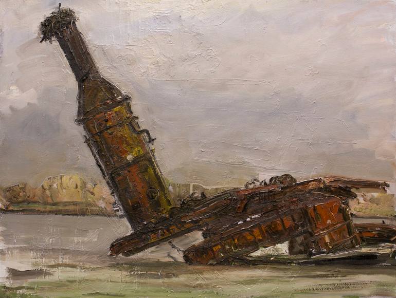 Boiler Painting by Jim St Clair | Saatchi Art