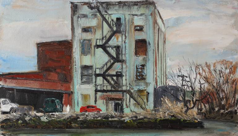 Staten Island Blues Painting by Jim St Clair | Saatchi Art
