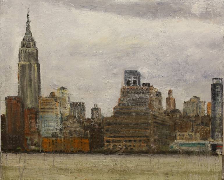 Midtown Painting by Jim St Clair | Saatchi Art