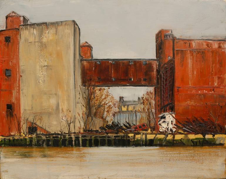 Greenpoint Terminal Painting by Jim St Clair | Saatchi Art