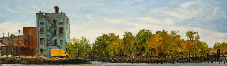 Staten Island Panorama Painting by Jim St Clair | Saatchi Art