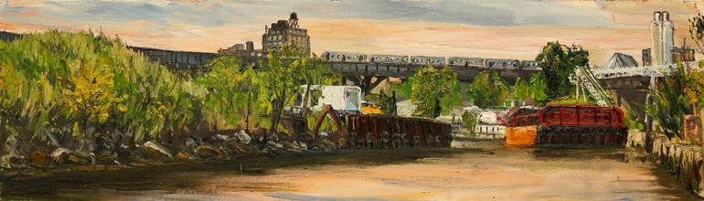 Gowanus Bend Painting by Jim St Clair | Saatchi Art