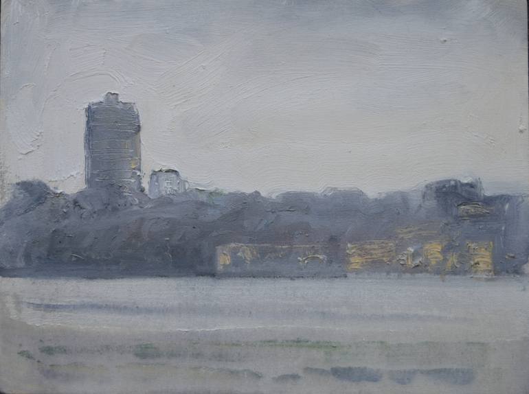 Hazy Jersey Painting by Jim St Clair | Saatchi Art