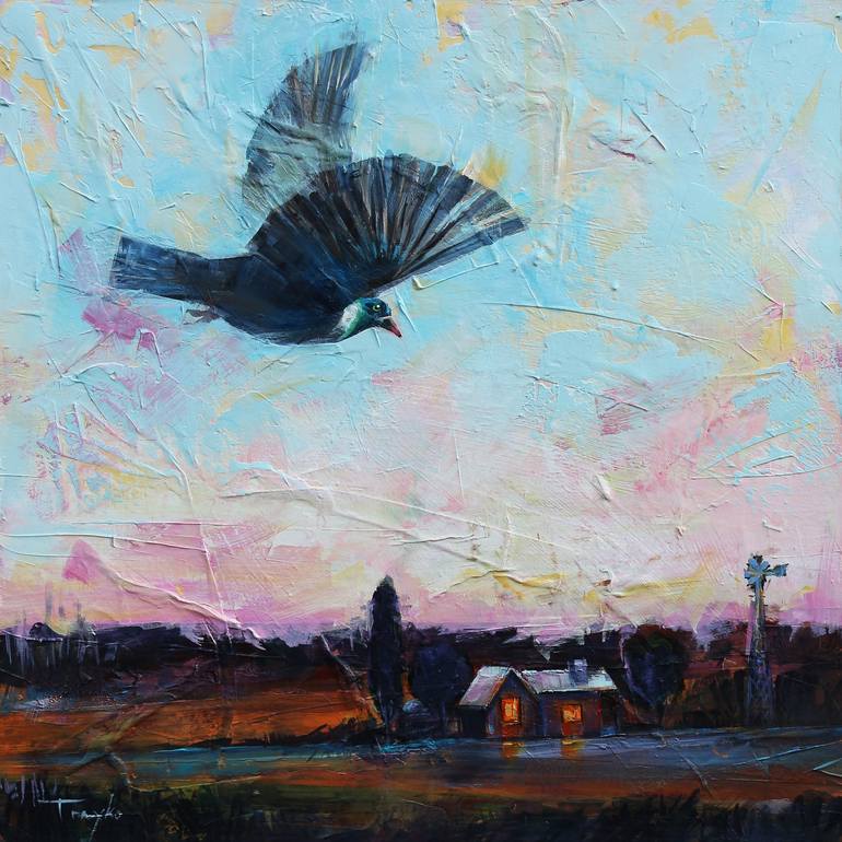 How To Return Home | Home Sweet Home | Country Painting by Trayko Popov ...