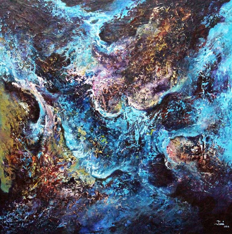 AKASH 3 Painting by Isaiarasi N | Saatchi Art