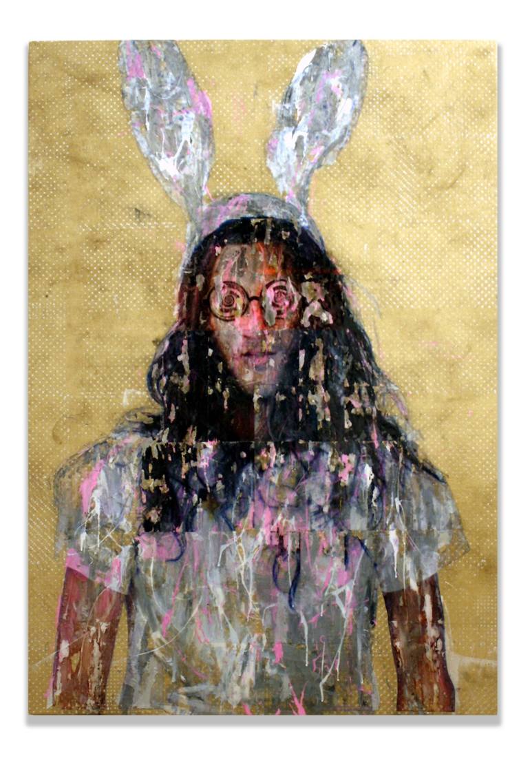 rabb(b)it Painting by Ko IRKT | Saatchi Art