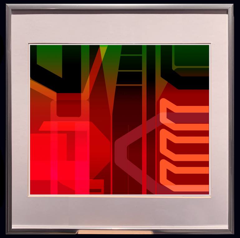 A129, digital media on paper, framed - Limited Edition of 300 - signed ...