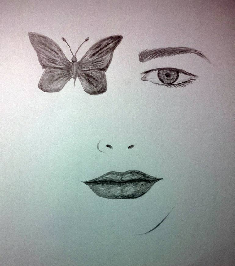 Butterfly Effect Drawing by Giorgi Kereselidze | Saatchi Art