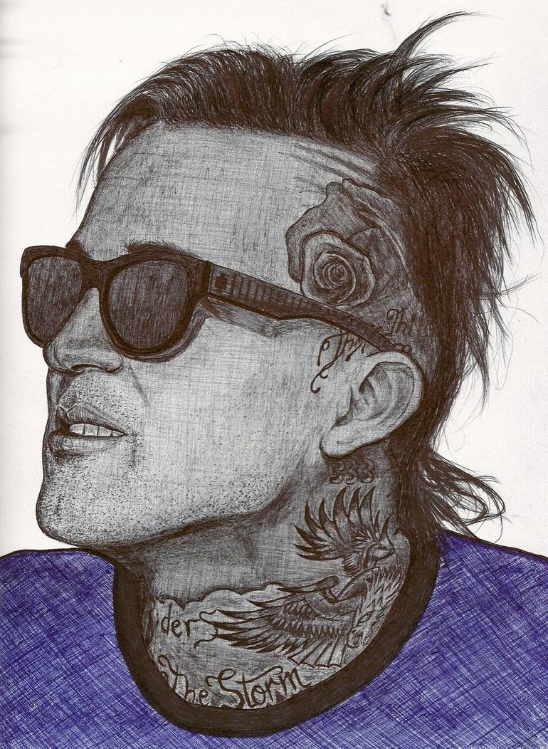 Yelawolf Drawing by Giorgi Kereselidze | Saatchi Art
