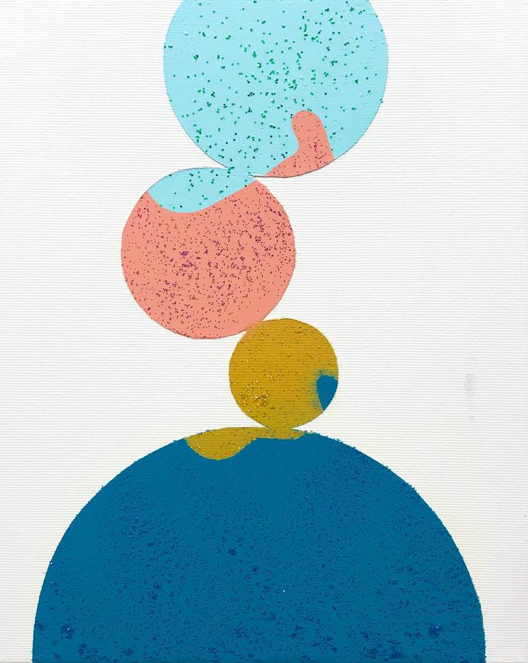 Composition No 131 Painting by Eleni Pratsi | Saatchi Art