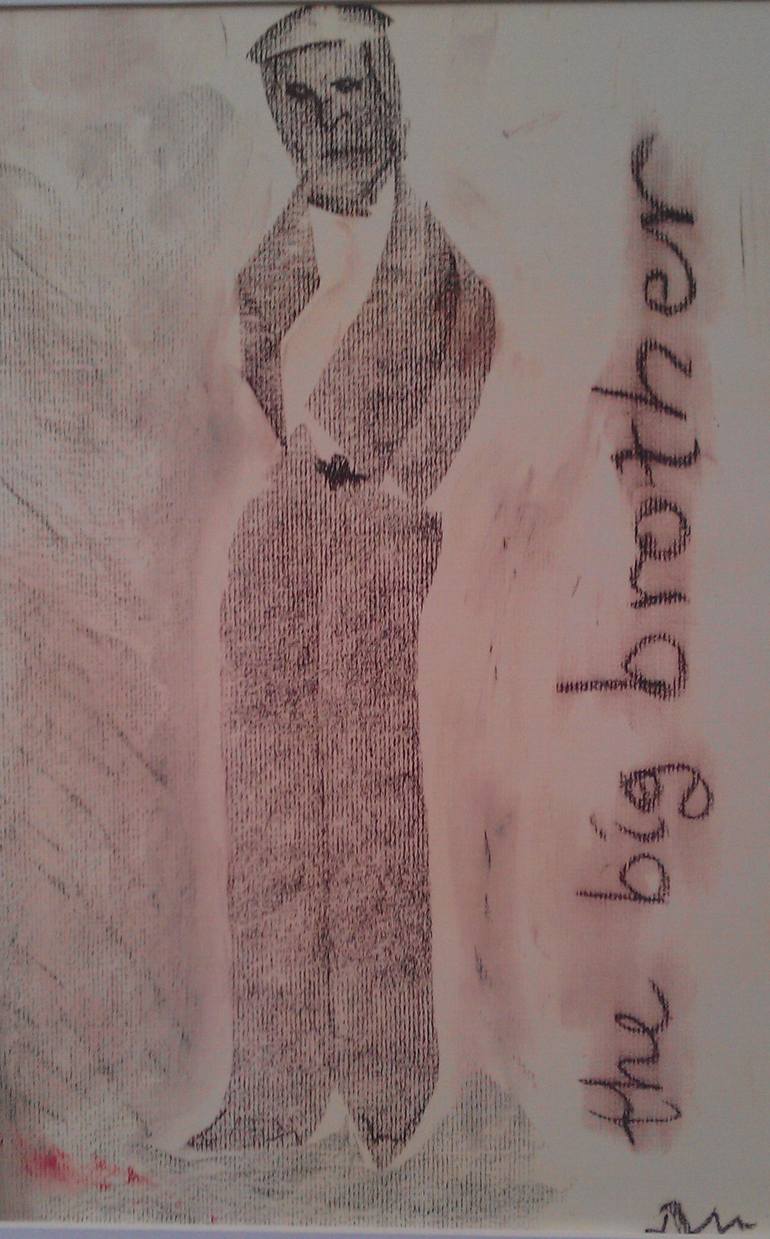 THE BIG BROTHER SERIES -1 Drawing by Dionysios Maravegias | Saatchi Art