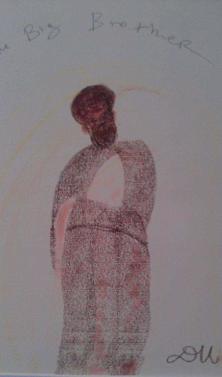 THE BIG BROTHER SERIES -6 Drawing by dionysios maravegias | Saatchi Art