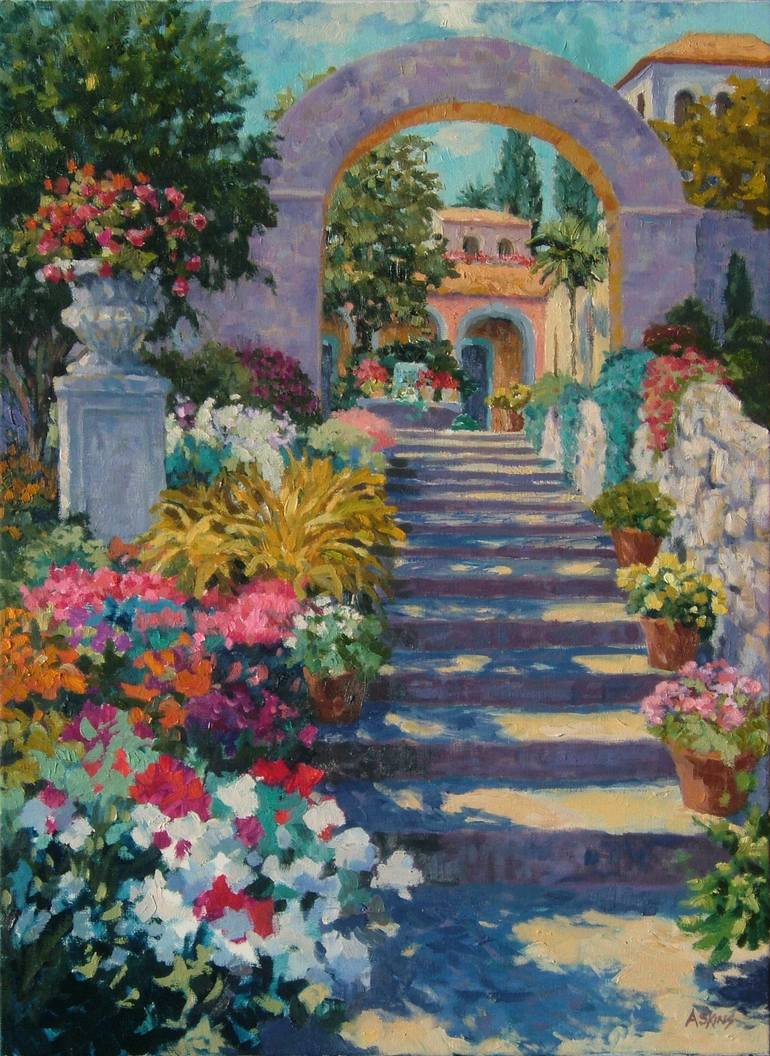 Steps Painting by Julian Askins | Saatchi Art