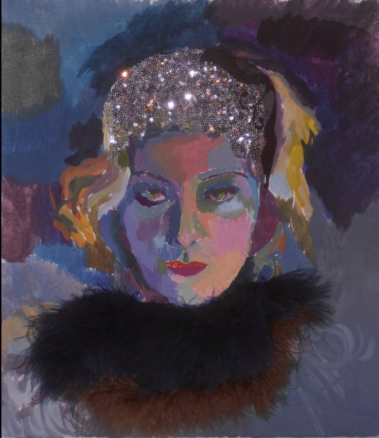 The diva Painting by Luisa Knutt | Saatchi Art