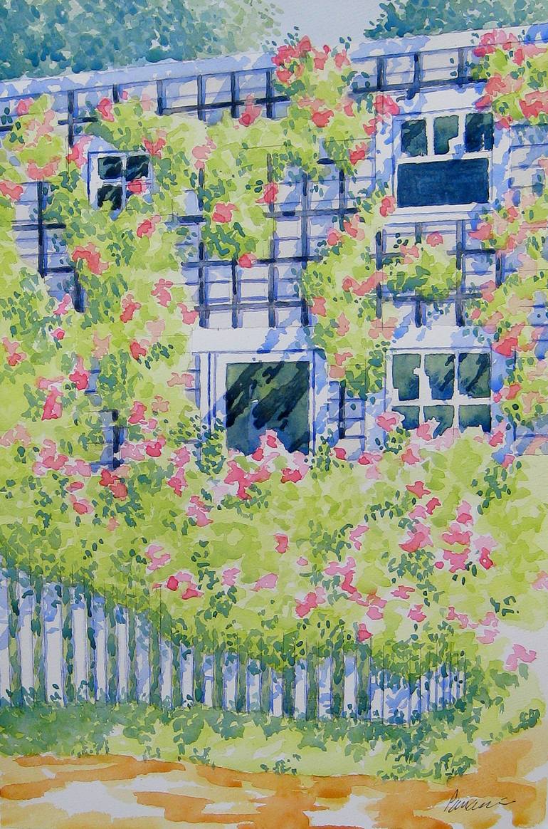 Nantucket Roses Painting by Sal Panasci | Saatchi Art