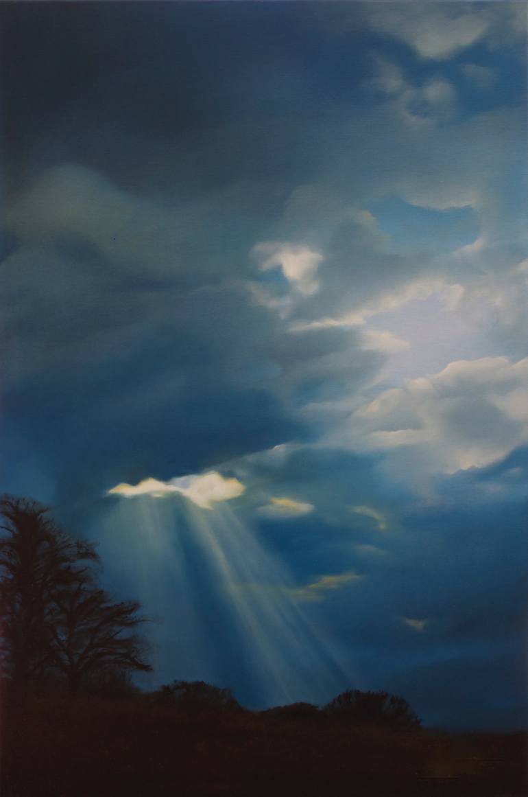 Breakthrough Painting by Caroline Handwork | Saatchi Art