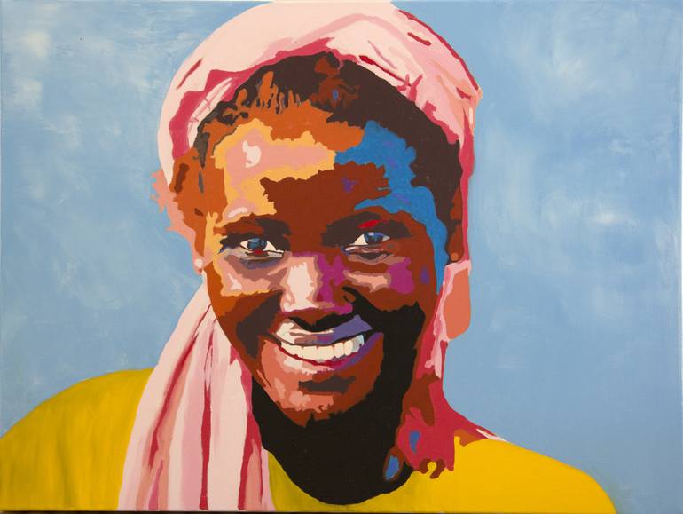 Zeina Painting by John Veale | Saatchi Art