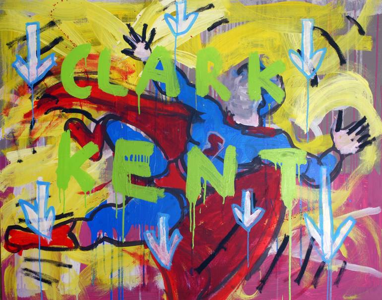 Clark Kent Painting by Michael Bojara | Saatchi Art