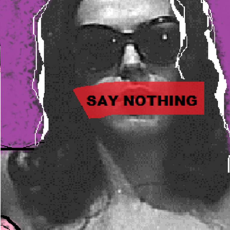 SAY NOTHING Painting by Jon Wolter | Saatchi Art