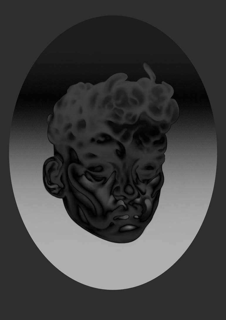 Work#2 Drawing by Victor Biomorf Sedelnikov | Saatchi Art