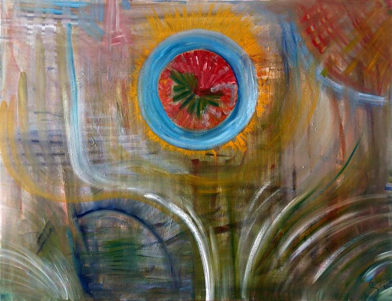 GOA SUN Painting by Eva Santi | Saatchi Art Germany
