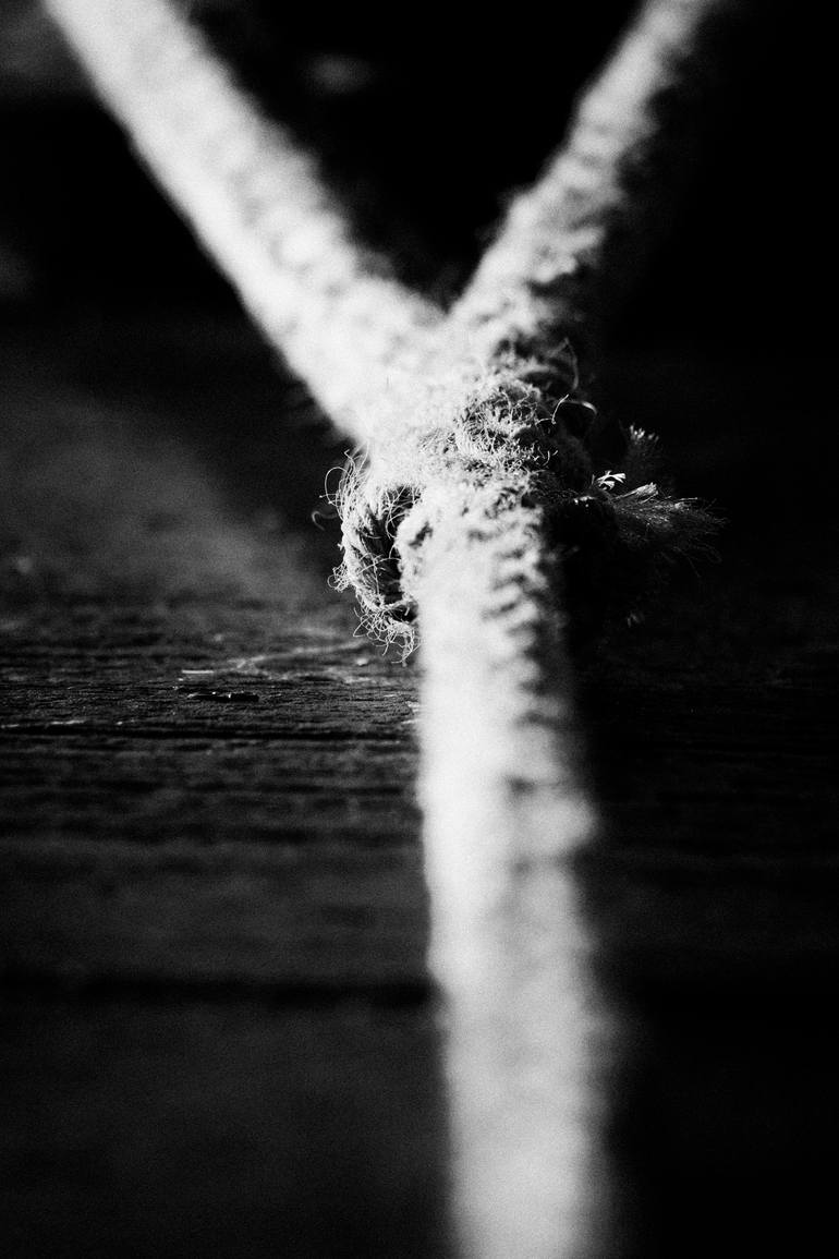 ships rope tied to pier bollard county down Northern Ireland UK ...