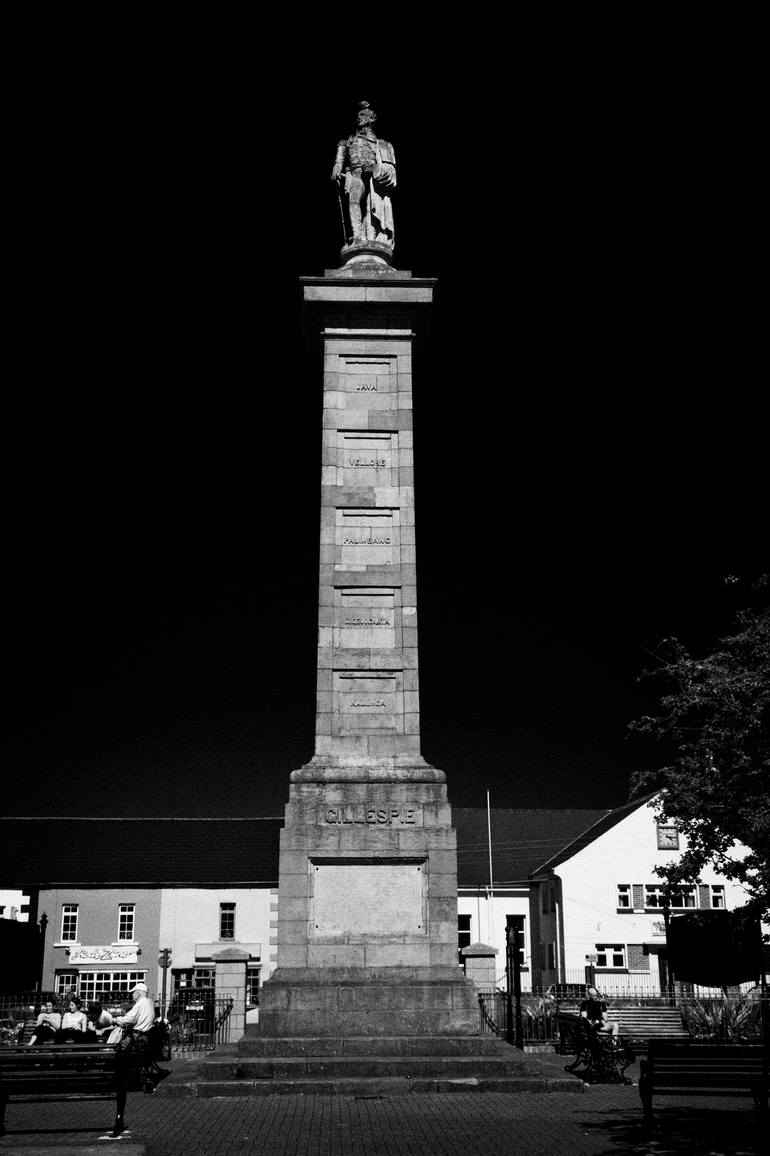 column and statue of major general rollo gillespie comber Photography ...