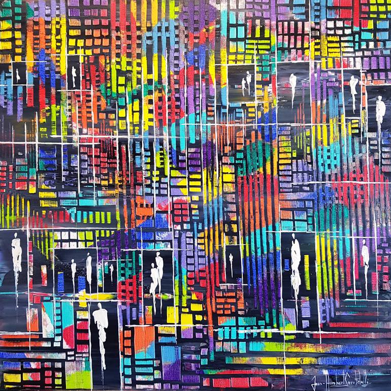 OVERDOSE Painting by Jean-Humbert Savoldelli | Saatchi Art