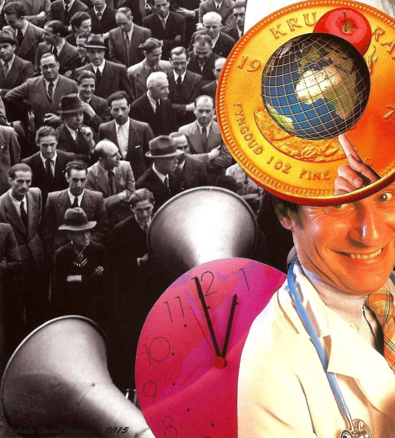 PRESIDENT Collage by Roberto Oscar Gasperi | Saatchi Art