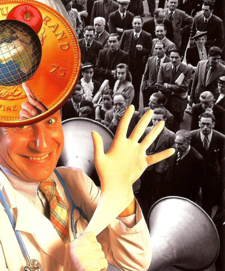 PRESIDENT Collage by Roberto Oscar Gasperi | Saatchi Art