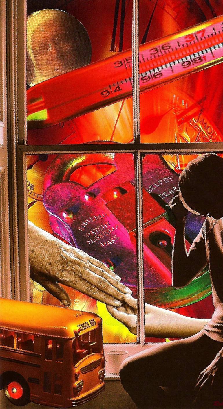 BUS Collage by Roberto Oscar Gasperi | Saatchi Art