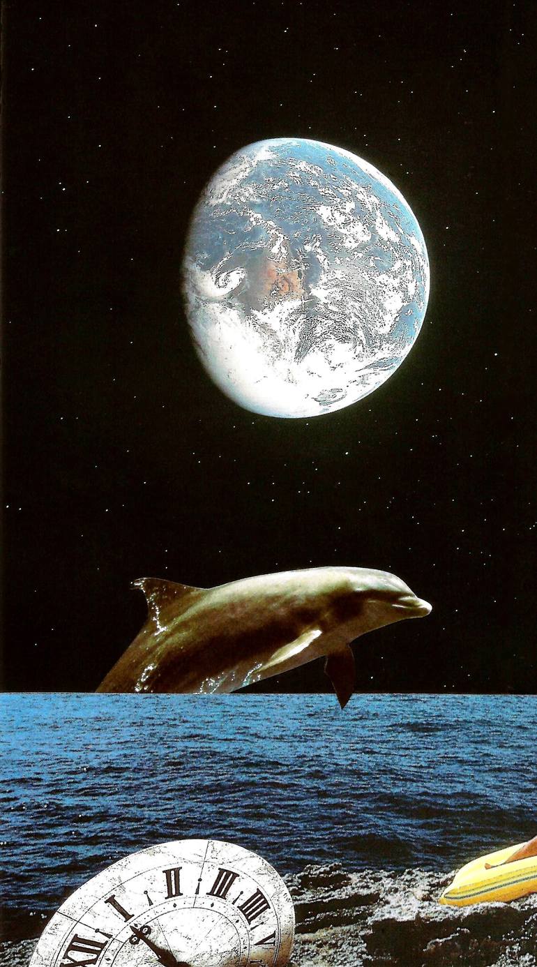 ACROBATICS Collage by Roberto Oscar Gasperi | Saatchi Art