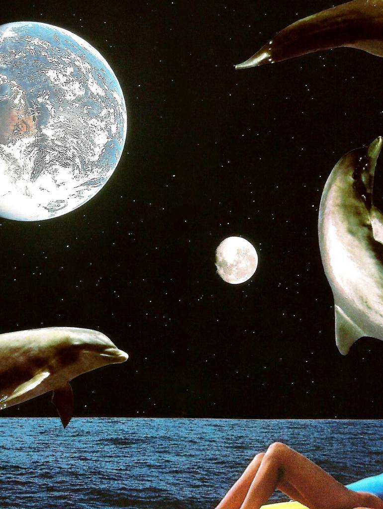 ACROBATICS Collage by Roberto Oscar Gasperi | Saatchi Art