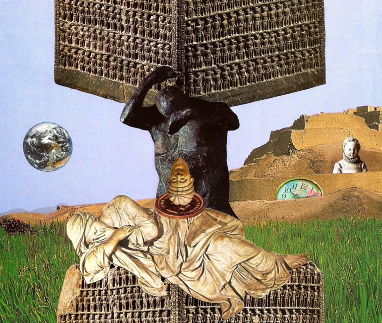 WANTED Collage by Roberto Oscar Gasperi | Saatchi Art