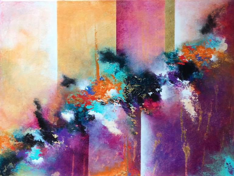 When Dreams Collide, SOLD Painting by June Gordon | Saatchi Art