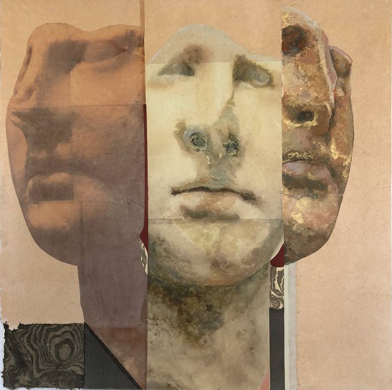 Greek Woman after Aphrodite Collage by Mary Heebner | Saatchi Art