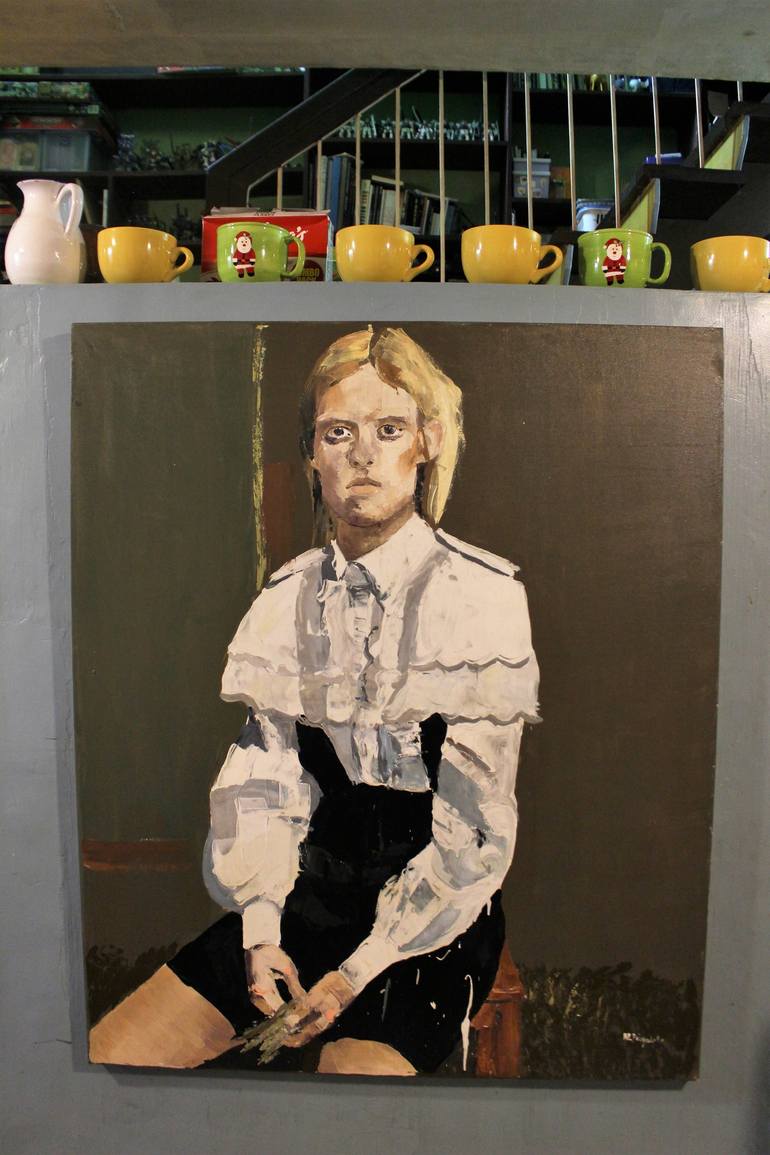Spike Painting by Natalia Biegalska | Saatchi Art