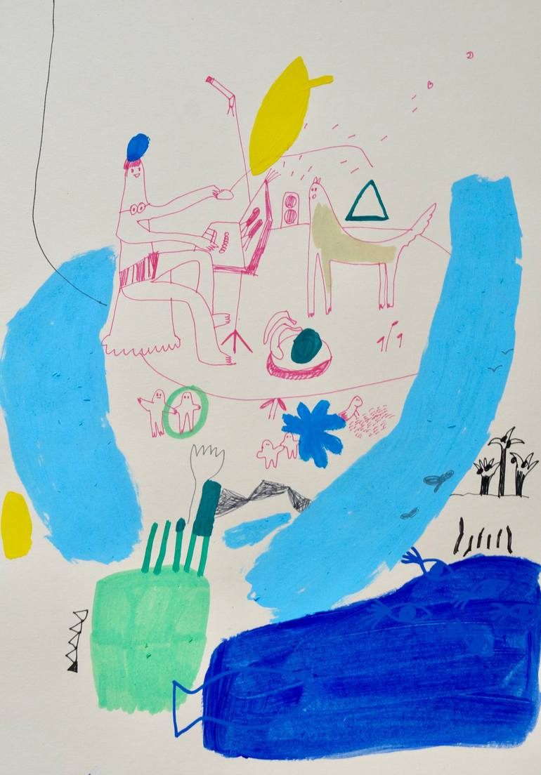 In your room Drawing by Trendafila Trendafilova | Saatchi Art