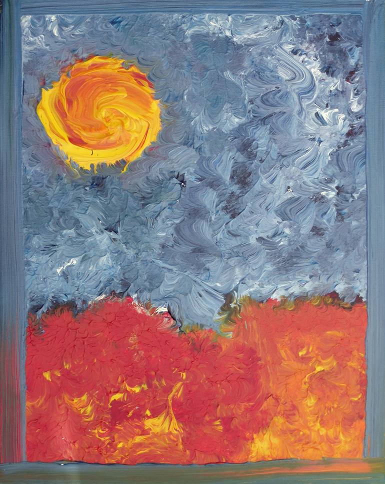 Son on the Fields Painting by Scott Shaw | Saatchi Art