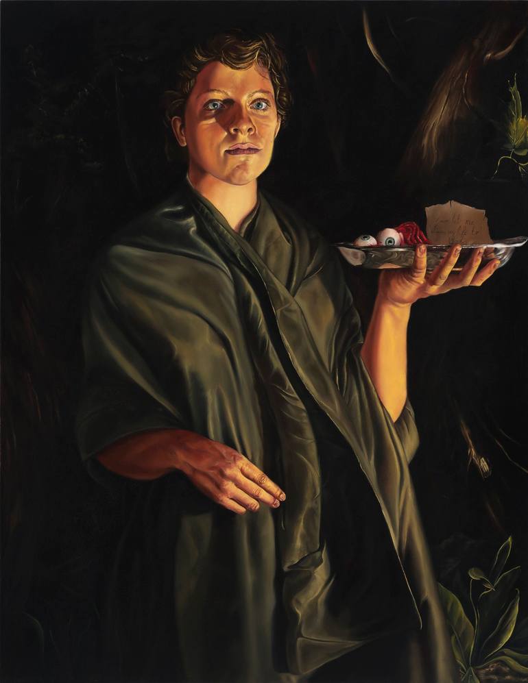 St. Lucy Painting by Matthew Adelberg | Saatchi Art