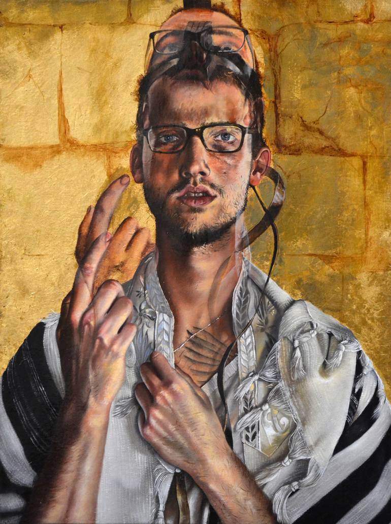 Kotel (Western Wall) Painting by Matthew Adelberg | Saatchi Art