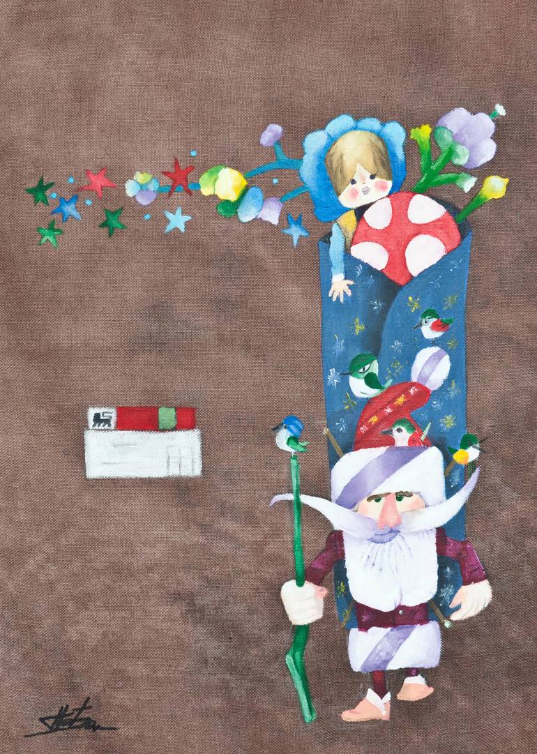 Bukvar Happy new year Painting by Predrag Radovanovic | Saatchi Art