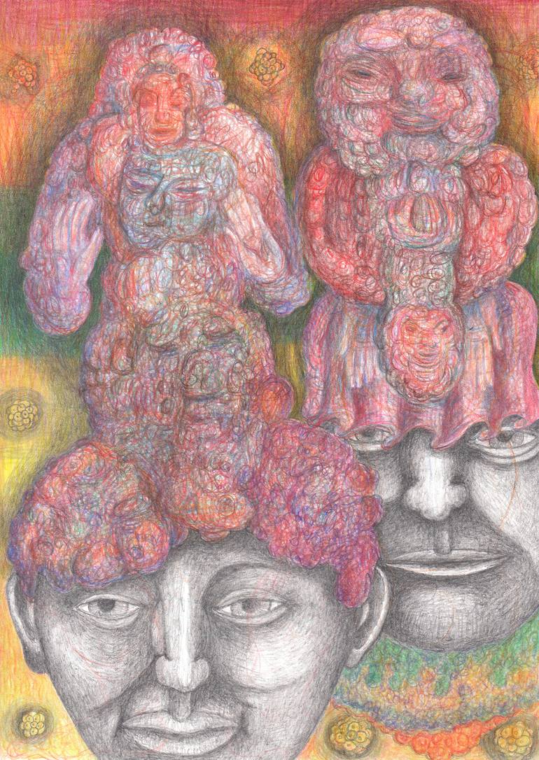 mind dancing Drawing by claudio artista | Saatchi Art
