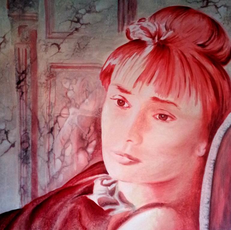 Audrey 3 Painting by Frank VAN DIJK | Saatchi Art