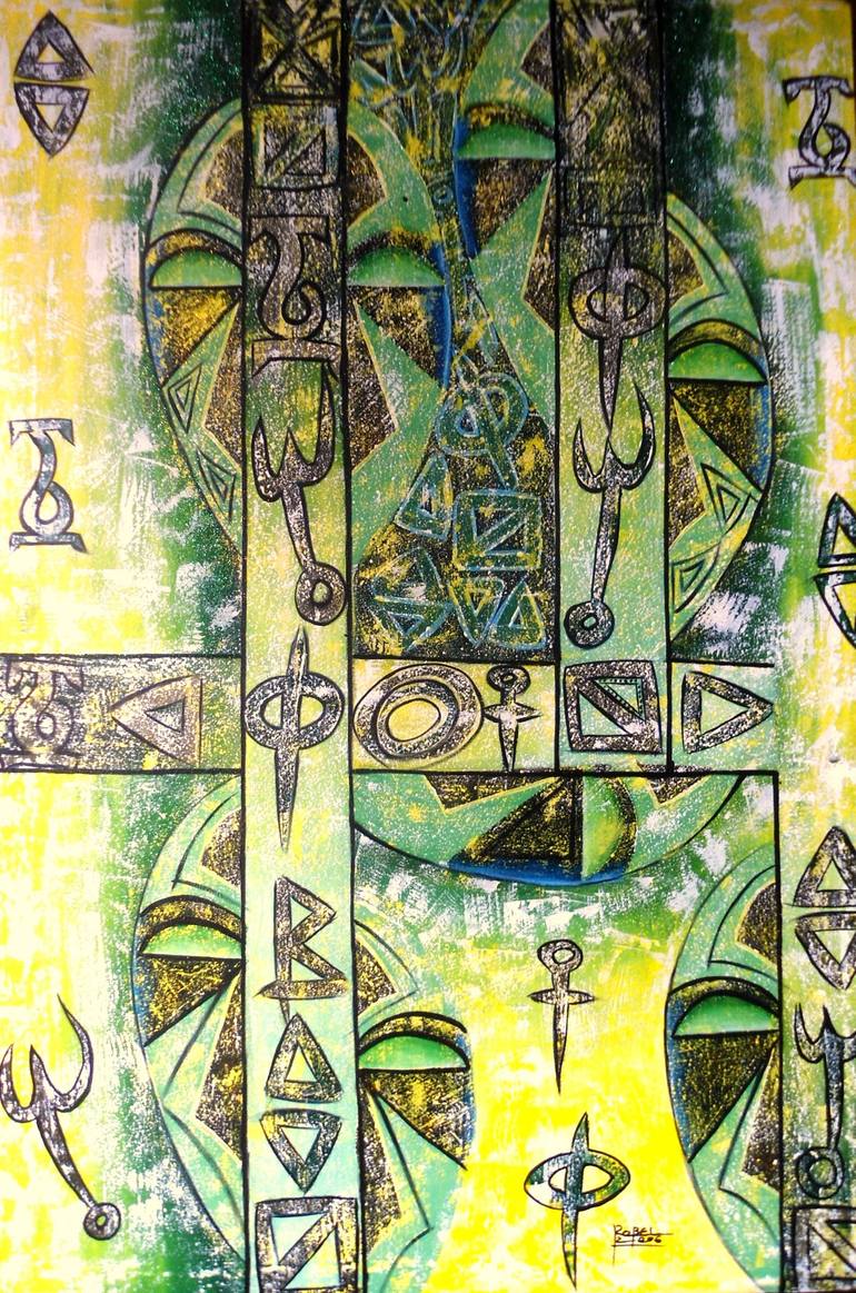 Abyssinian art Painting by Michael Adebta | Saatchi Art