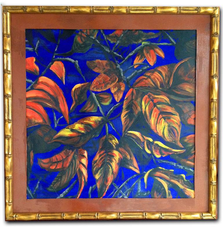 Leaves Painting by Deb Wolf | Saatchi Art