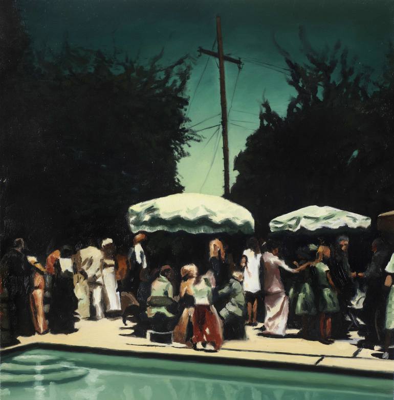 Pool Party Painting by Thomas Cameron | Saatchi Art