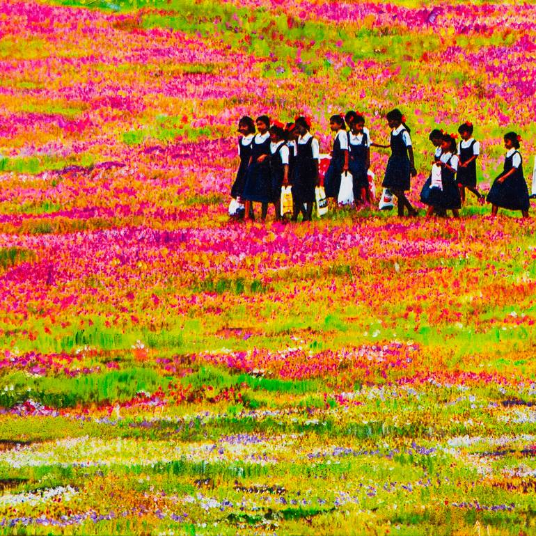 School trip Painting by Cr Shelare | Saatchi Art