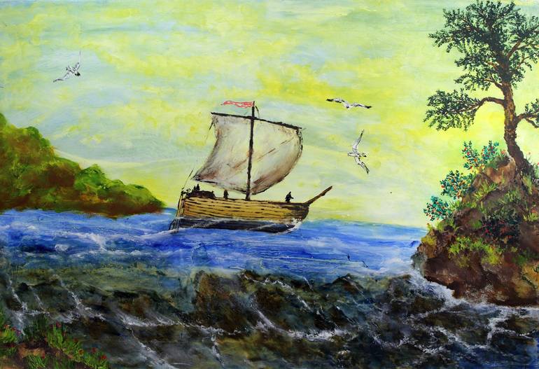 Cold limpid waters Painting by Alexey Konovalenko | Saatchi Art